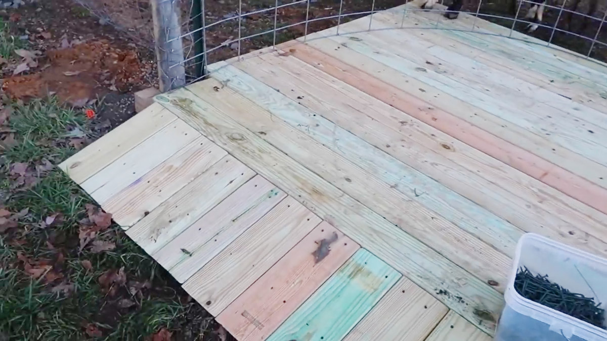 DIY Structure to Keep Feed Hay Dry Outside (Without a Barn) - Roots and ...